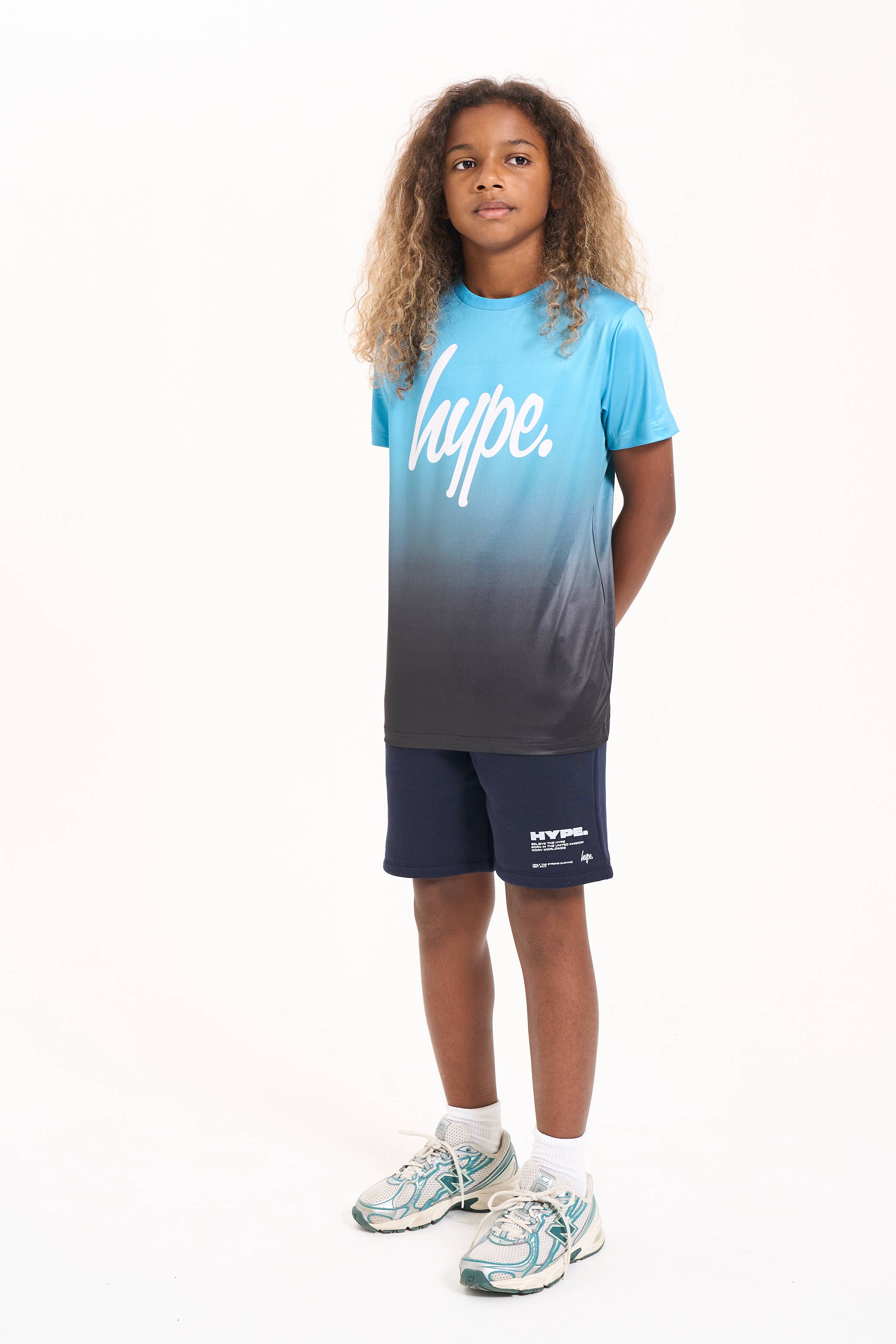 Hype Boys Blue Sky Fade T-Shirt | Hype.